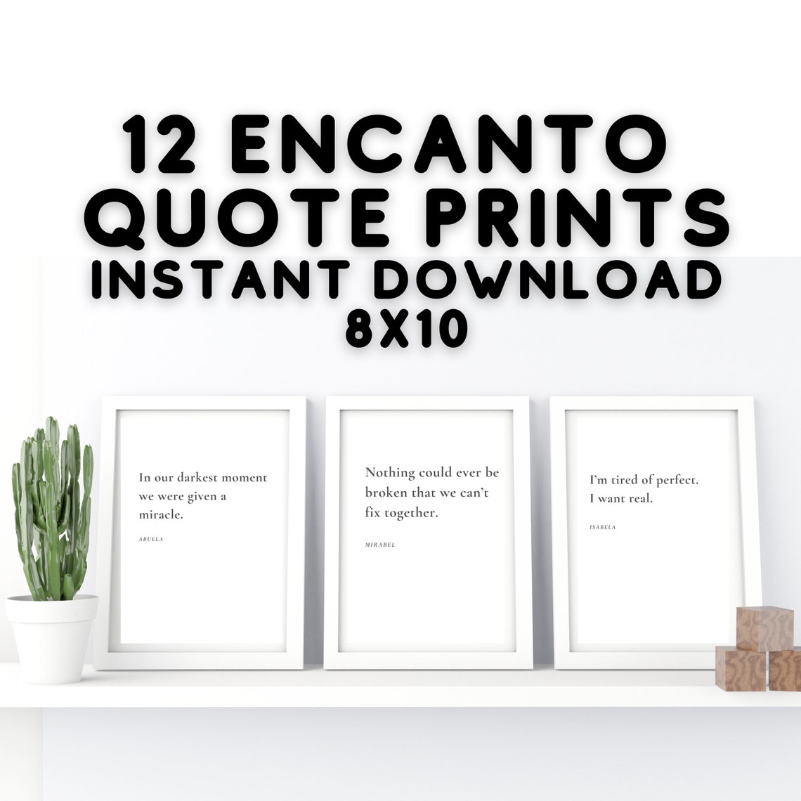 Encanto Quote Prints 12 Movie Quotes Download Mirabel - Etsy
