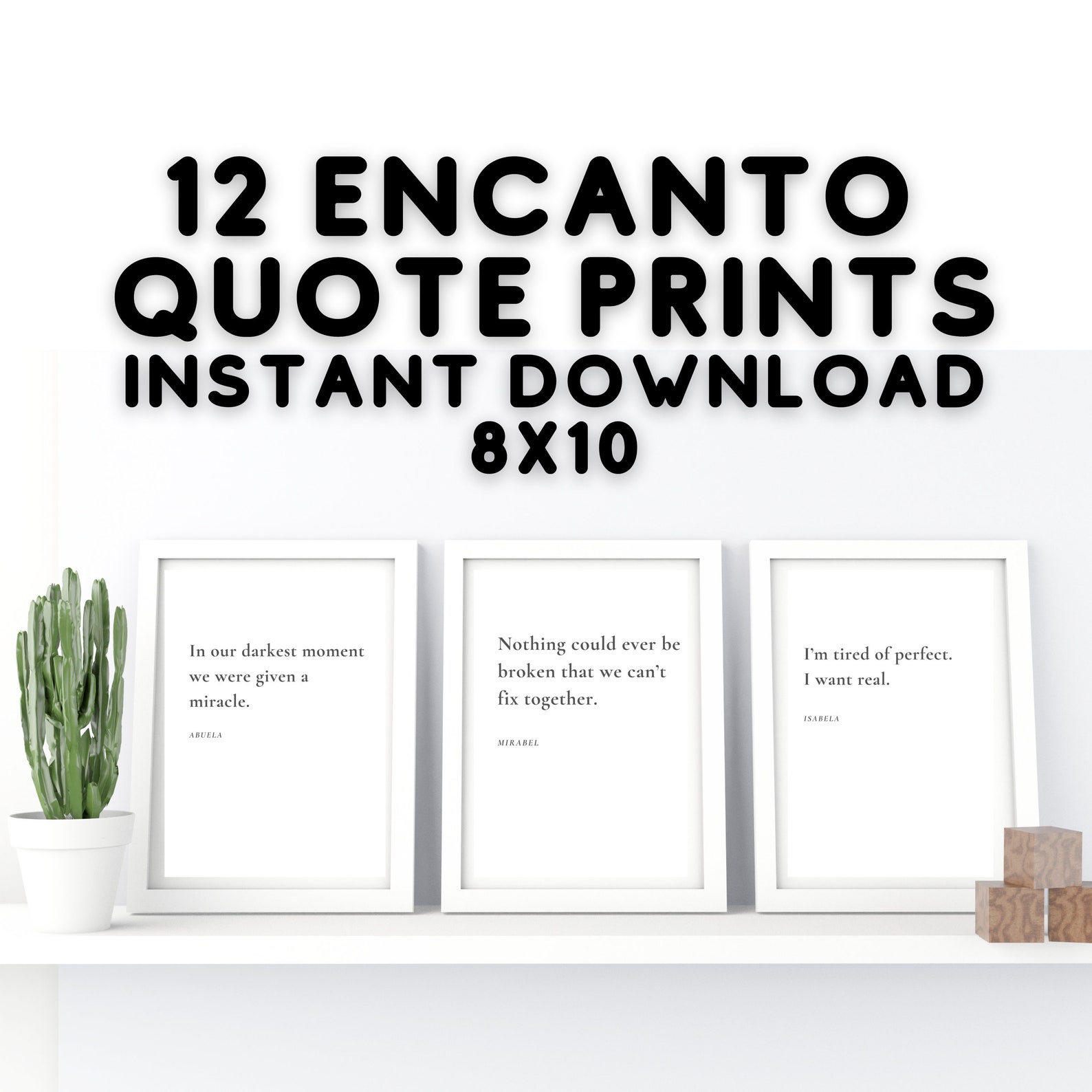 Encanto Quote Prints 12 Movie Quotes Download Mirabel - Etsy
