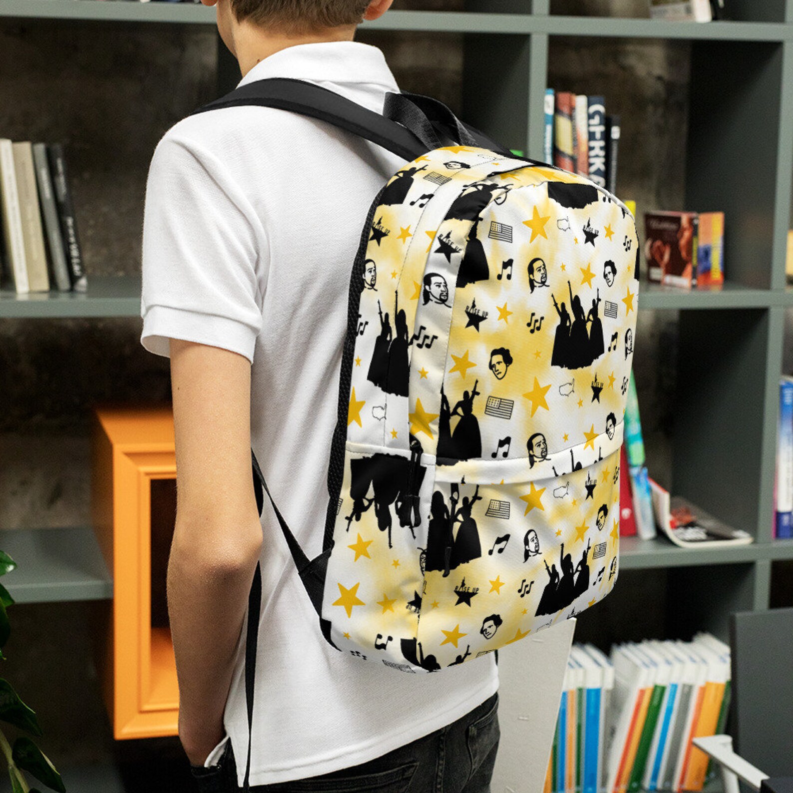 Hamilton the Musical Abstract Backpack Alexander Hamilton Bag for ...