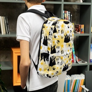 Hamilton the Musical Abstract Backpack - Alexander Hamilton Bag for ...
