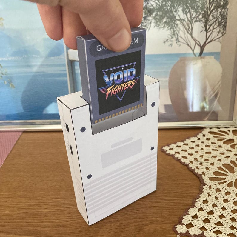 Retro Handheld Console Papercraft – DIY Gaming Decor (digital Download ...