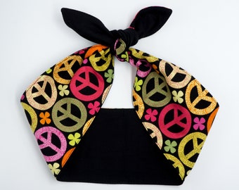 Peace Sign Headband - Etsy