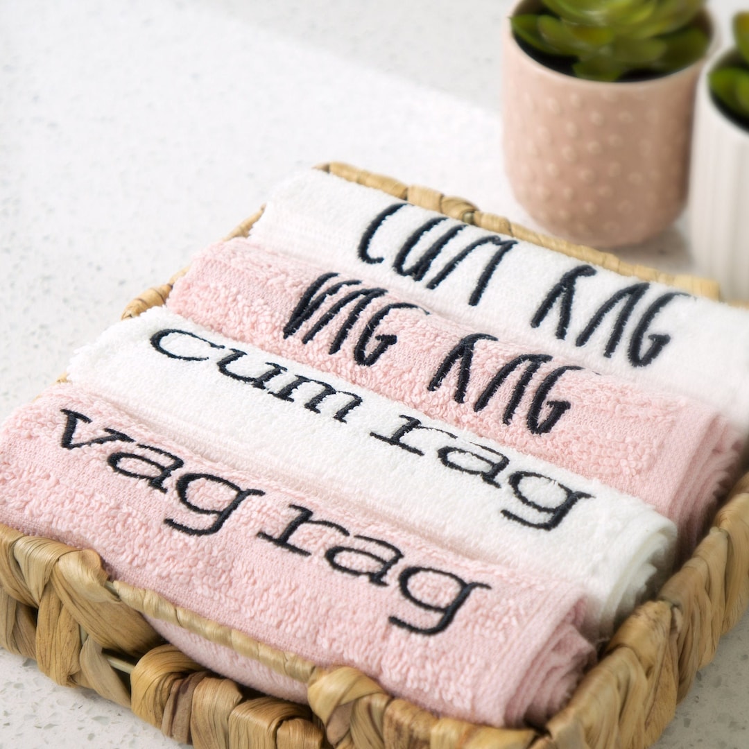 Cum Rag, Vag Rag, Bachelorette Party Gag Gift, Naughty Gift for the ...