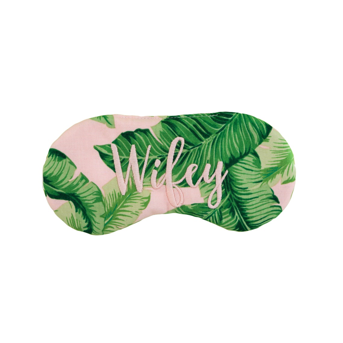 Personalized Tropical Palm Leaf Sleep Mask, Bridesmaid Gift - Etsy