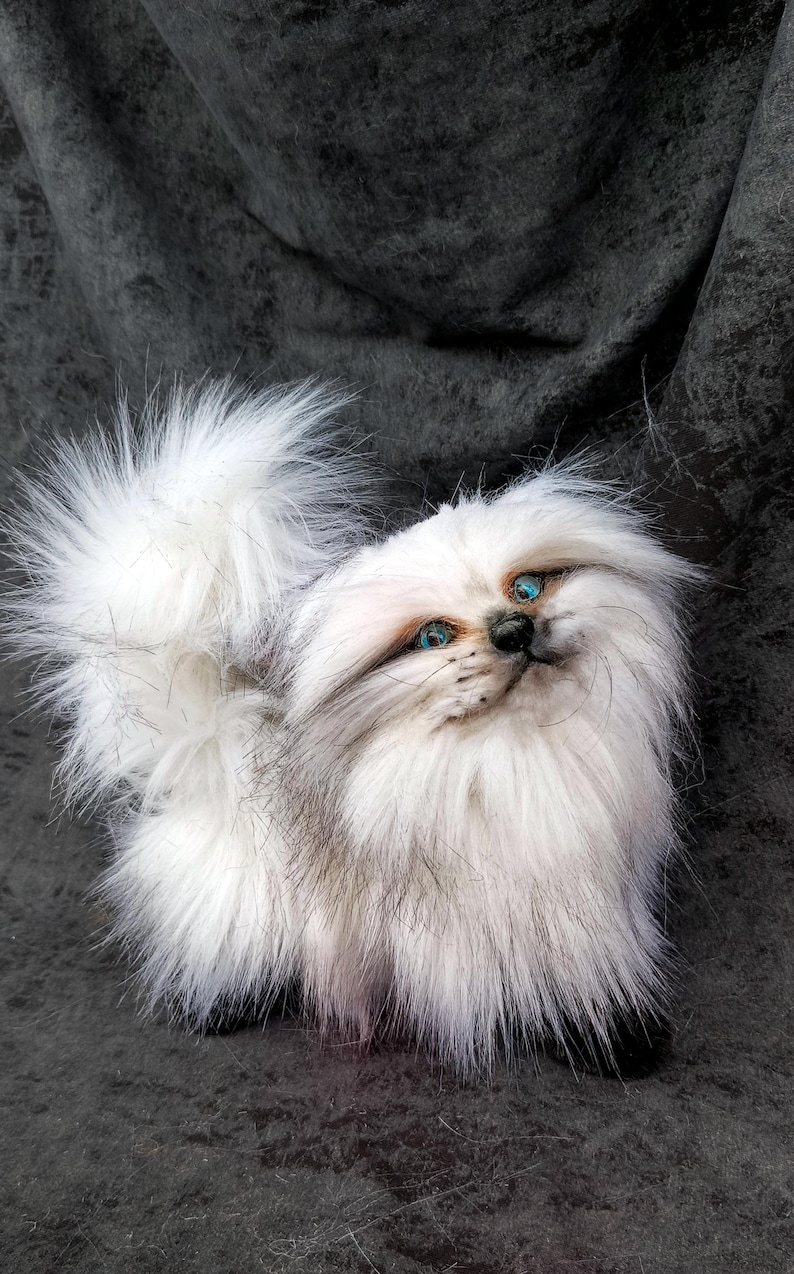 Fox White Arctic Fox Puppy Realistic Animal Plush Doll Custom Plush ...