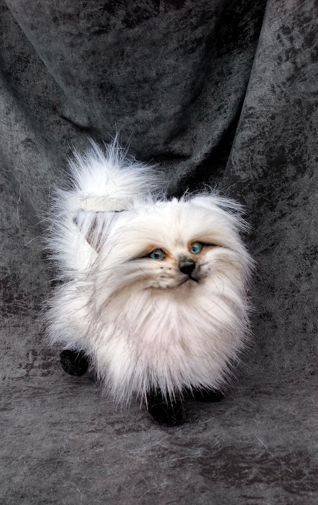 Fox White Arctic Fox Puppy Realistic Animal Plush Doll Custom Plush ...