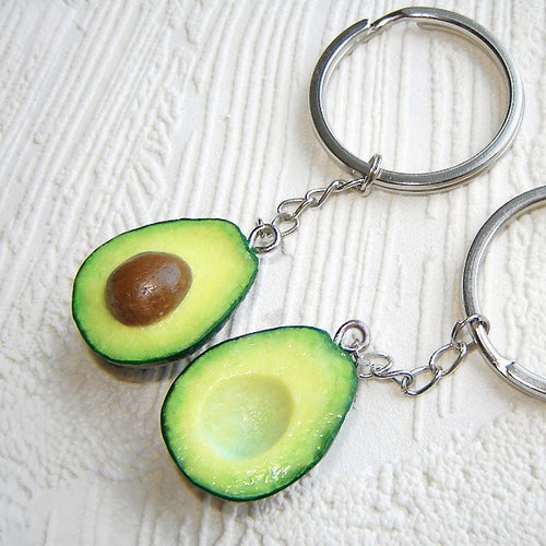 Avocado Keychain | Etsy UK