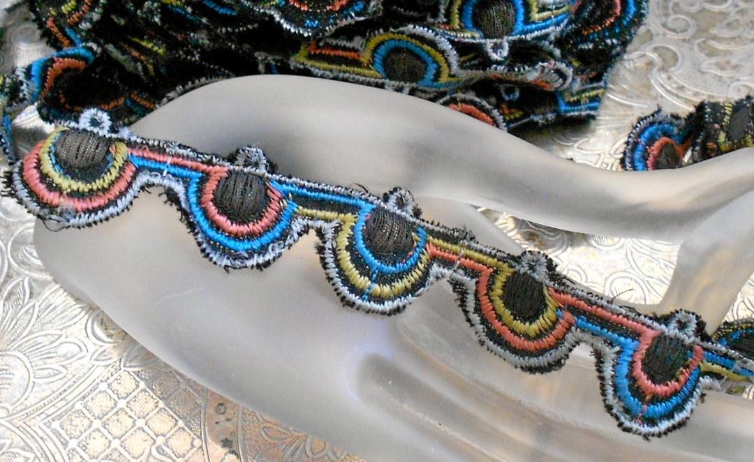 Mutli Colored Art Deco Trim - Etsy