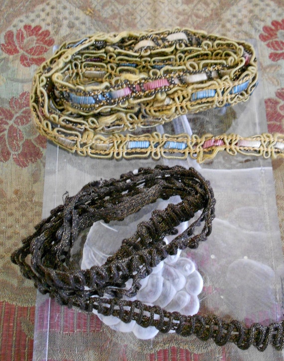 1920's Metallic Trim | Etsy