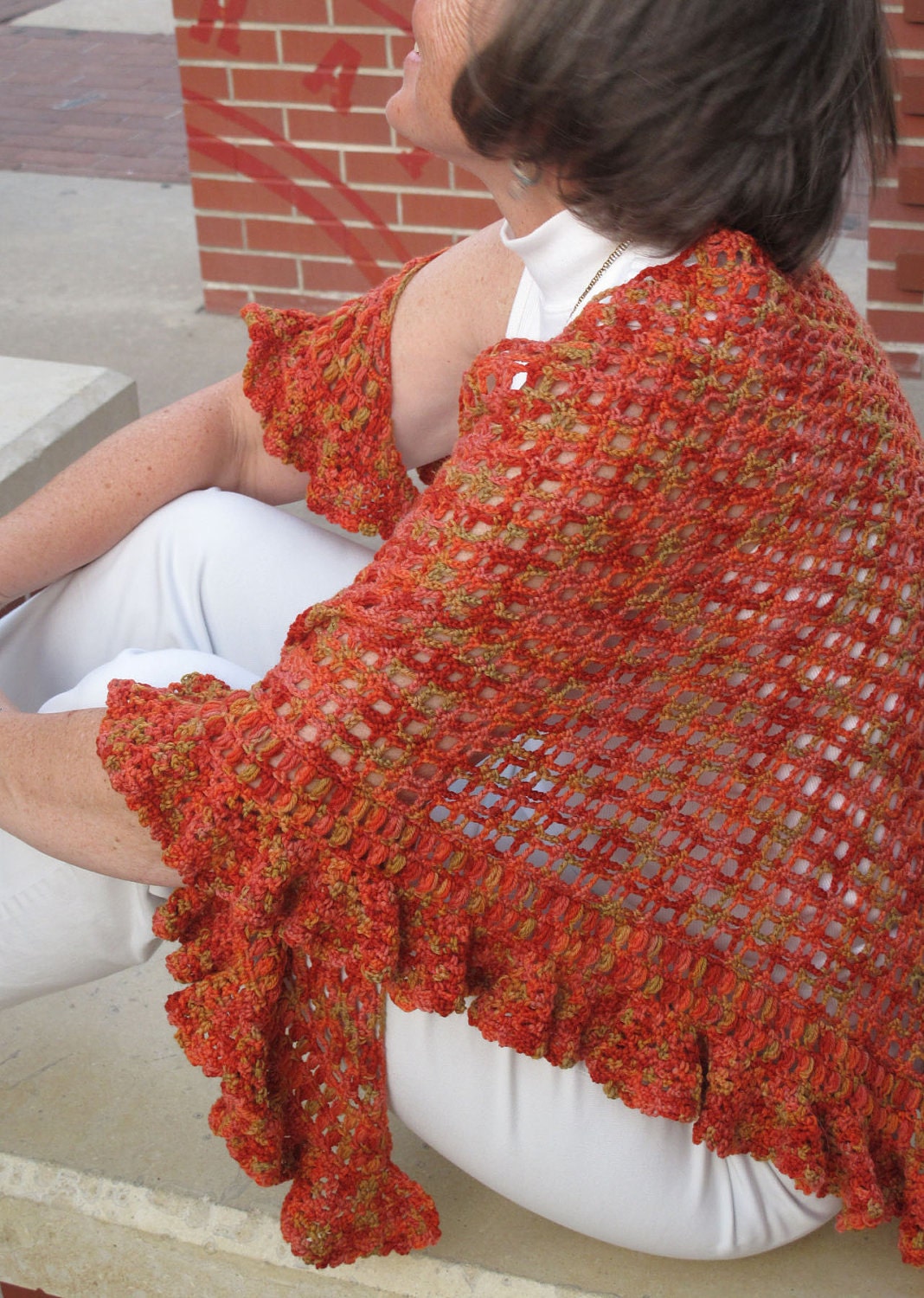 Crochet Pattern Delano Shawl - Etsy