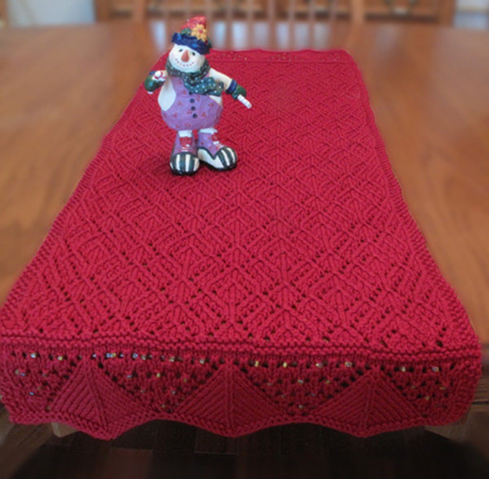 Union Table Runner Knit Pattern Pdf - Etsy