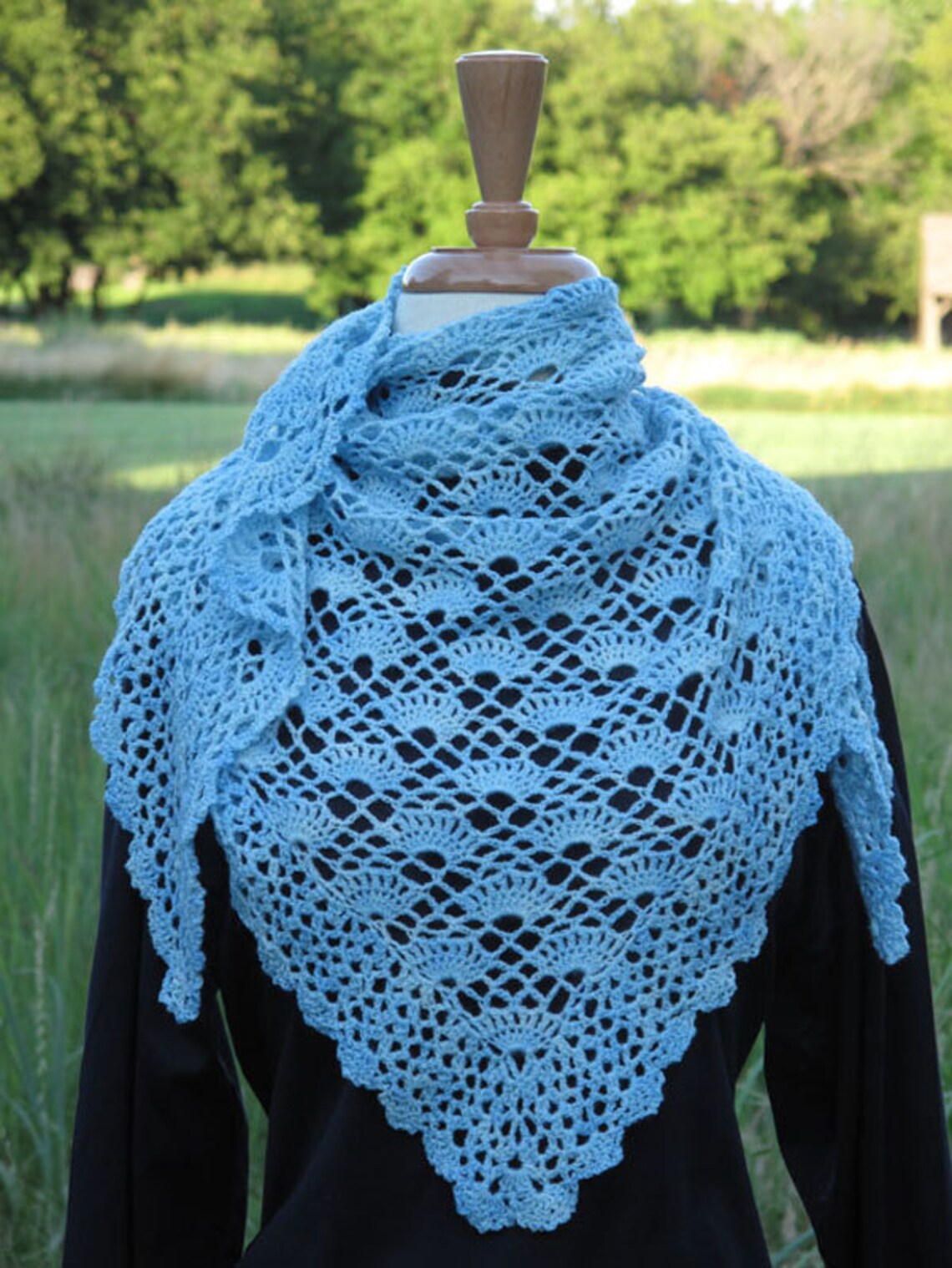 Crochet PATTERN: Onslow Lightweight Shawl - Etsy