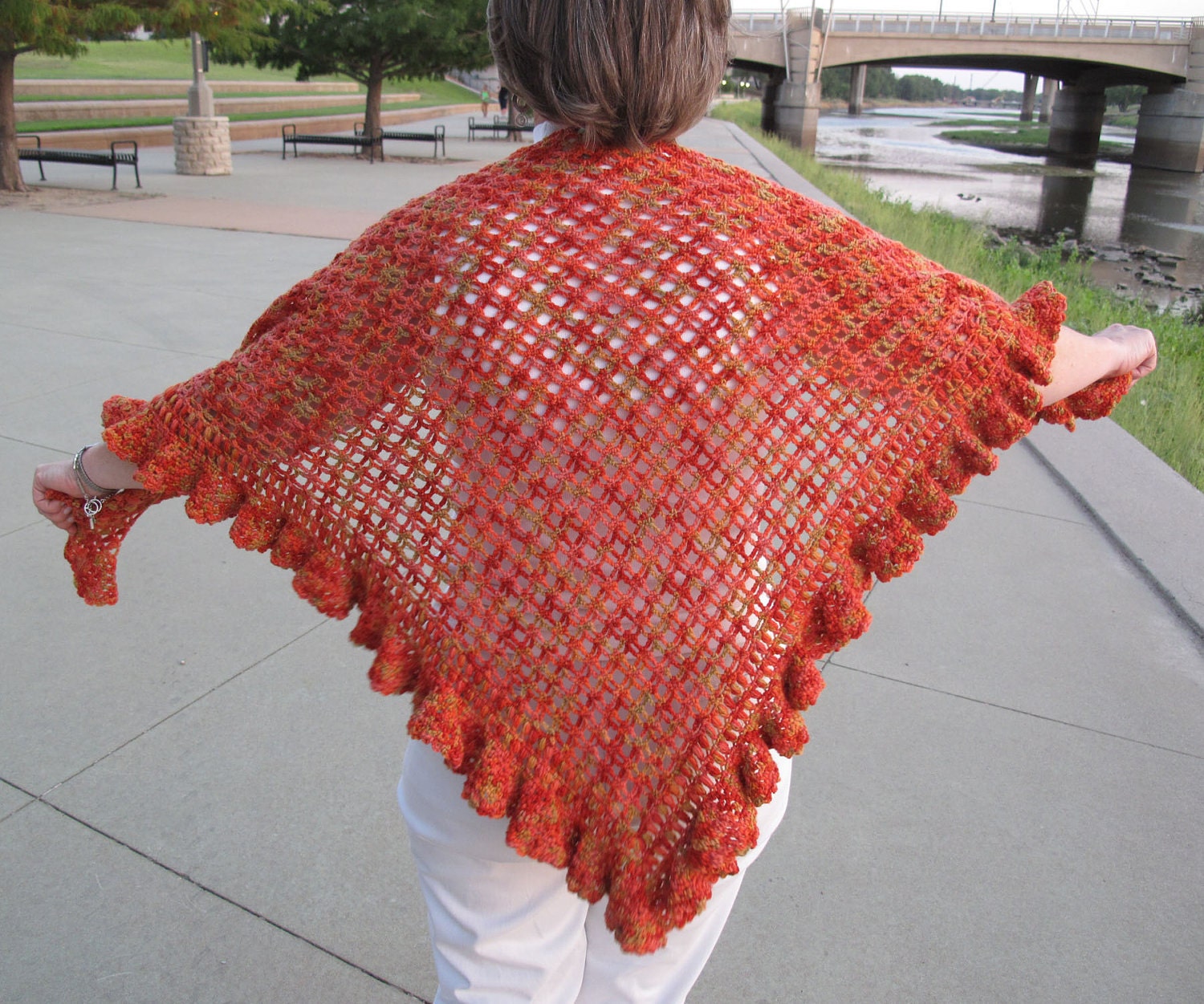 Crochet Pattern Delano Shawl - Etsy