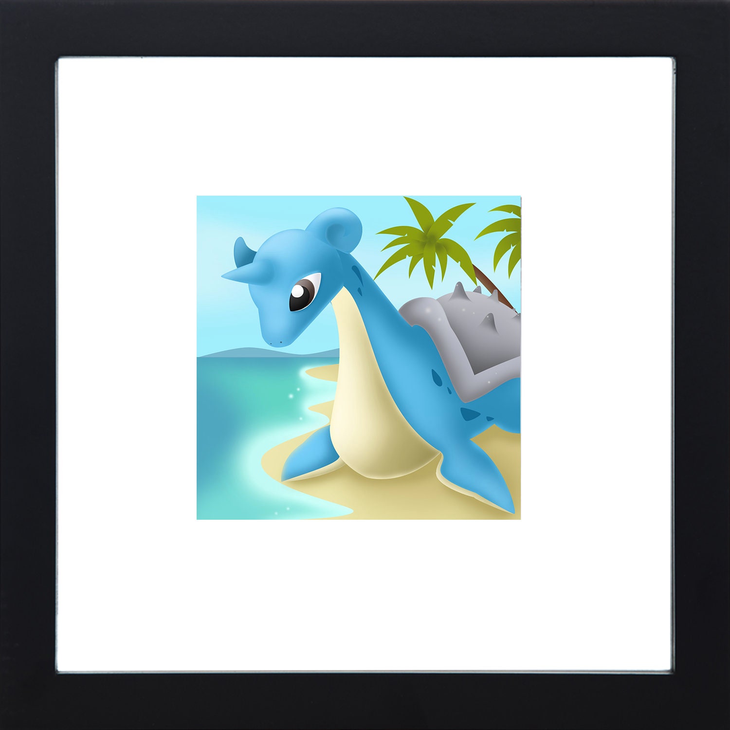 Lapras at the Beach Pokémon Sun and Moon - Etsy