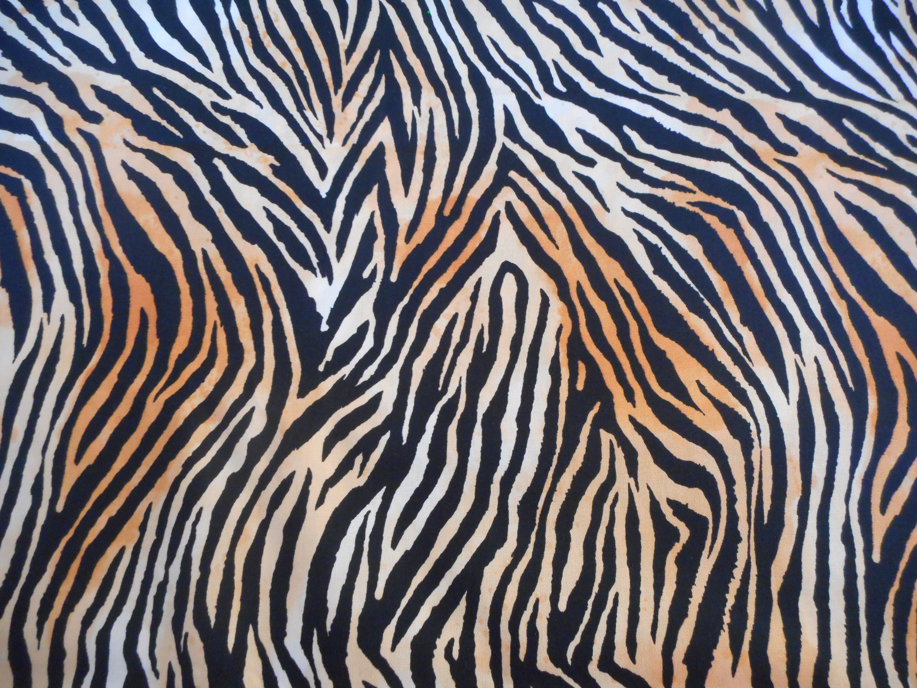 Brand New Tiger Stripe Fabric 100% Cotton 18 Inches X 44 Inches (half ...