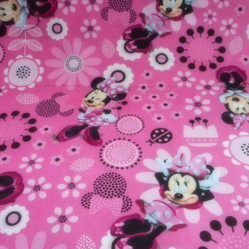 Minnie Mouse Fabric - Etsy