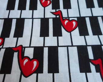 Piano Keys Fabric | Etsy