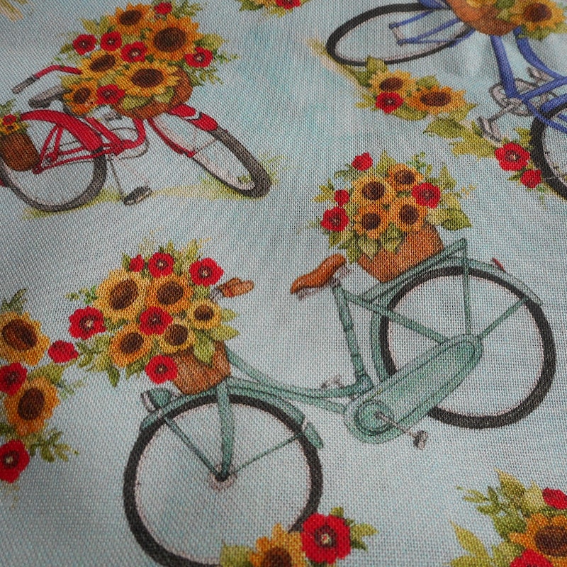 Bicycle Fabric - Etsy