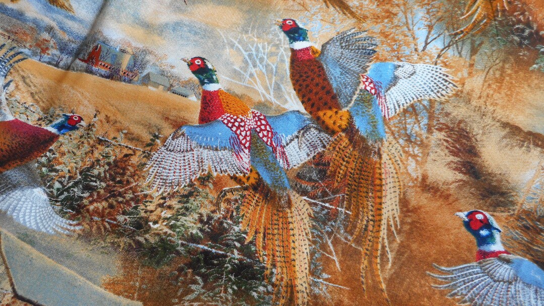 Brand New Crested Redneck Scenic Wild Wings Fabric 100% Cotton 36 ...