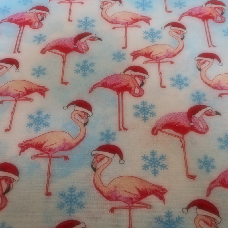 Flamingo Fabric - Etsy