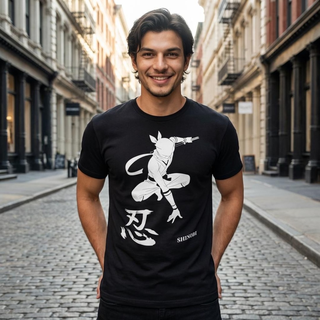 Chemise ninja - t-shirt shinobi japonais, t-shirt graphique ninja ...