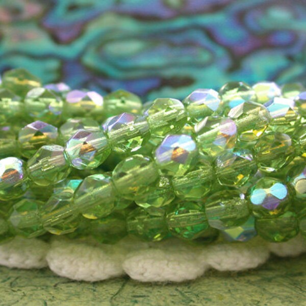 Fire Polished Beads - Etsy