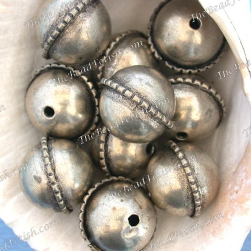 Light Weight Silver Beads - Etsy