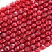 2 Strands 6mm Ruby Red Fire Polished Czech Fire Polished - Etsy