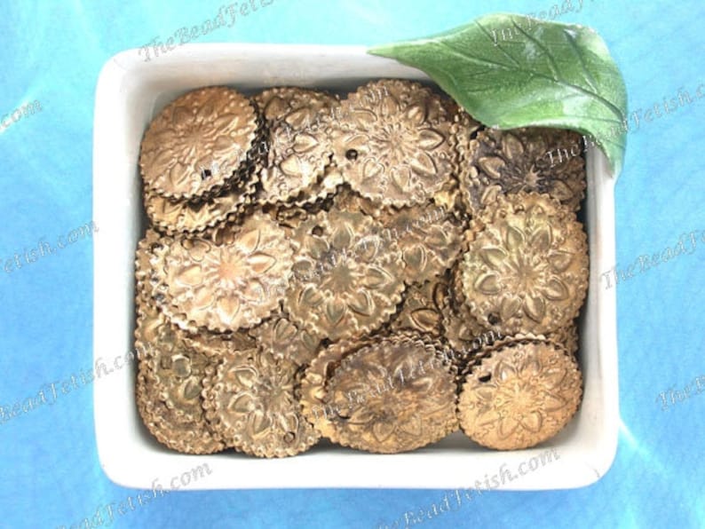 20mm Coin Charms, Antique Brass Coin Stampings, Antique Brass Coins ...