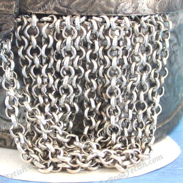 Black Rolo Chain - Etsy