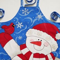 Christmas Village Full Apron - Etsy