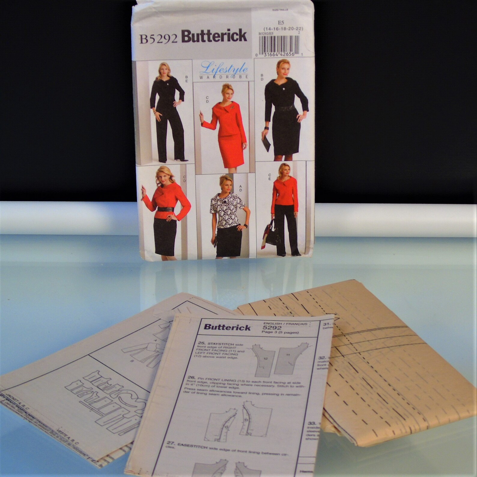 Butterick 5292 Sewing Pattern Vintage Misses Petite Plus | Etsy