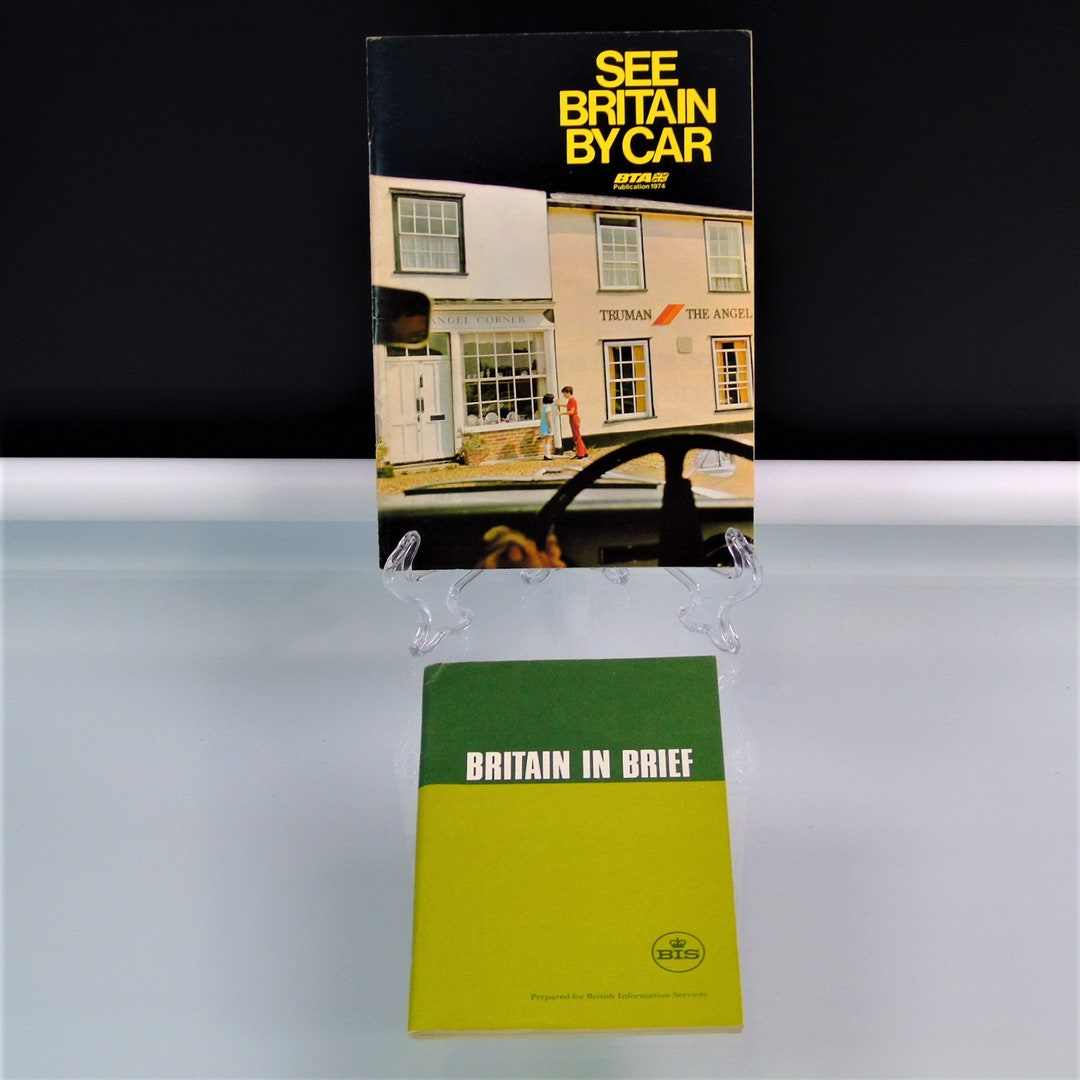 See Britain by Car Vintage 1974 Britain in Brief Advertising Booklets ...