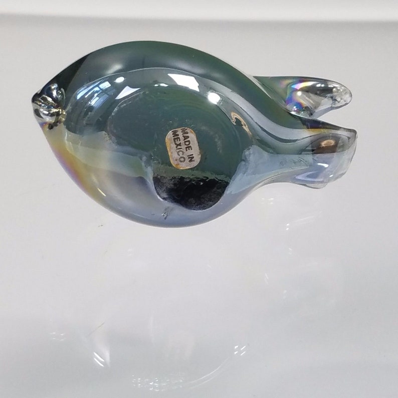 Vintage Carnival Art Glass Hog Iridescent Glass Pig Piggy Paperweight ...