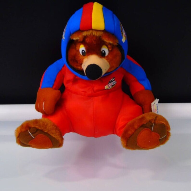 Vintage Racing Bear Plush 1997 NASCAR Officially Licensed Product Team ...