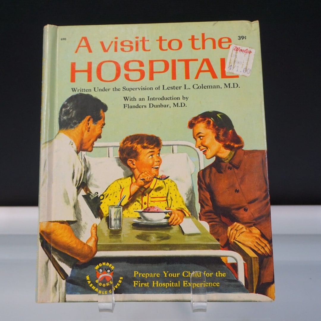 A Visit to the HOSPITAL by Francine Chase Vintage 1958 Hardcover Wonder ...