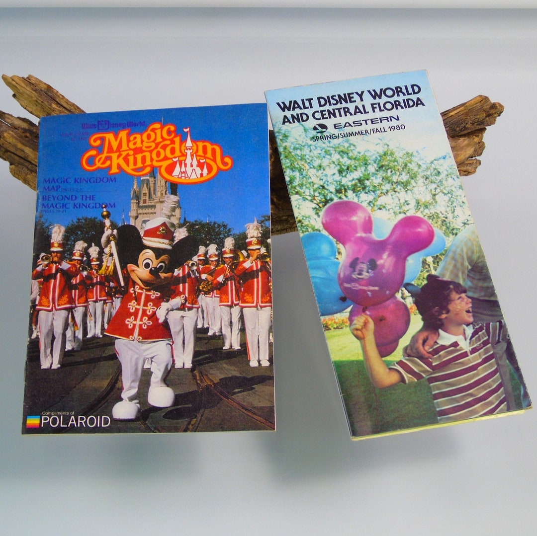 Walt Disney Productions Magic Kingdom Booklets Vintage 1980 Walt Disney ...