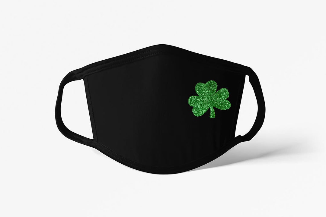 Shamrock Mask// Irish Clover // St. Patrick's Day // Lucky // Super ...