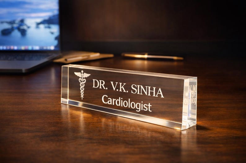 Executive Desk Name Plate, Personalized Office Nameplate, Custom ...