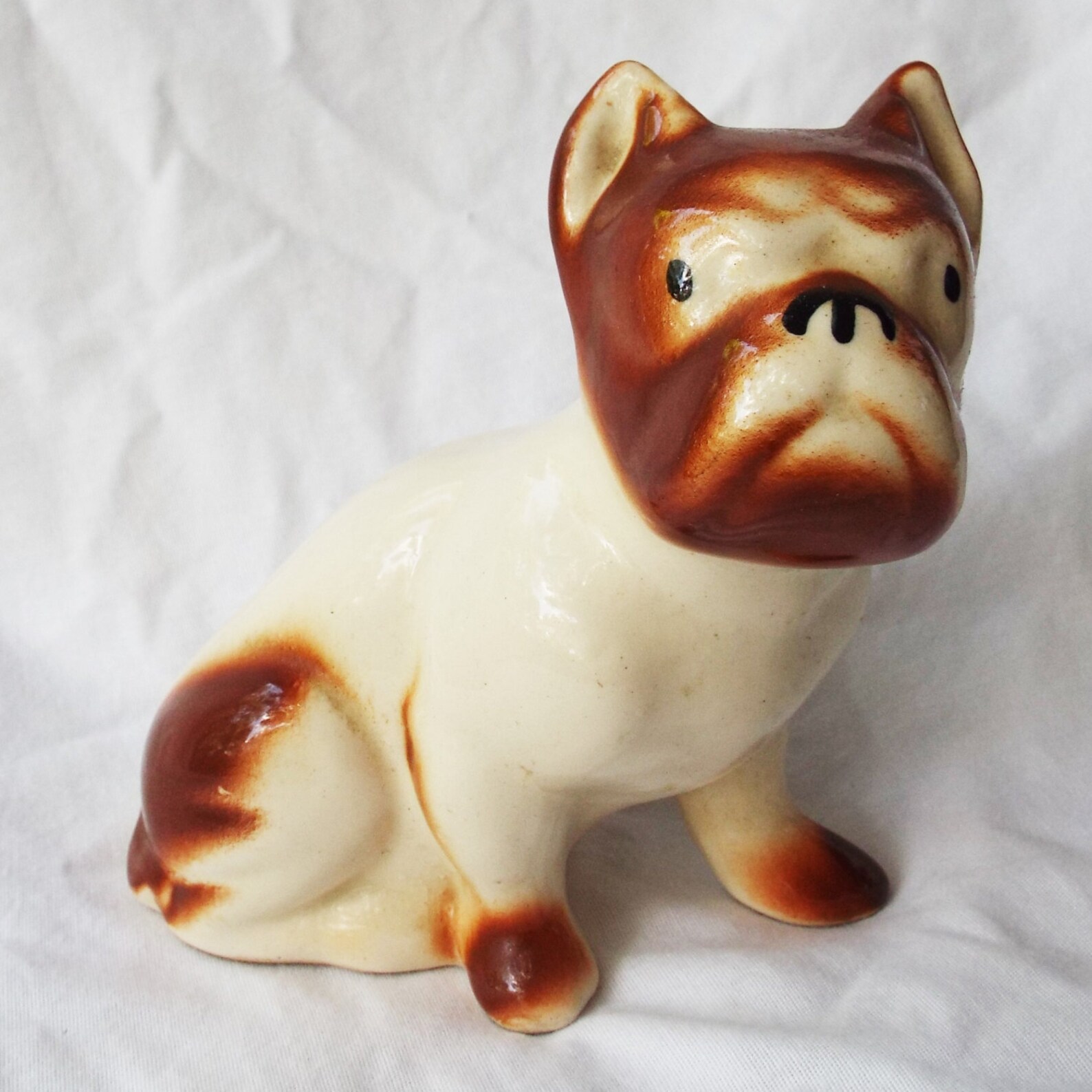1940's Hand Painted Boxer Ceramic Dog | Etsy