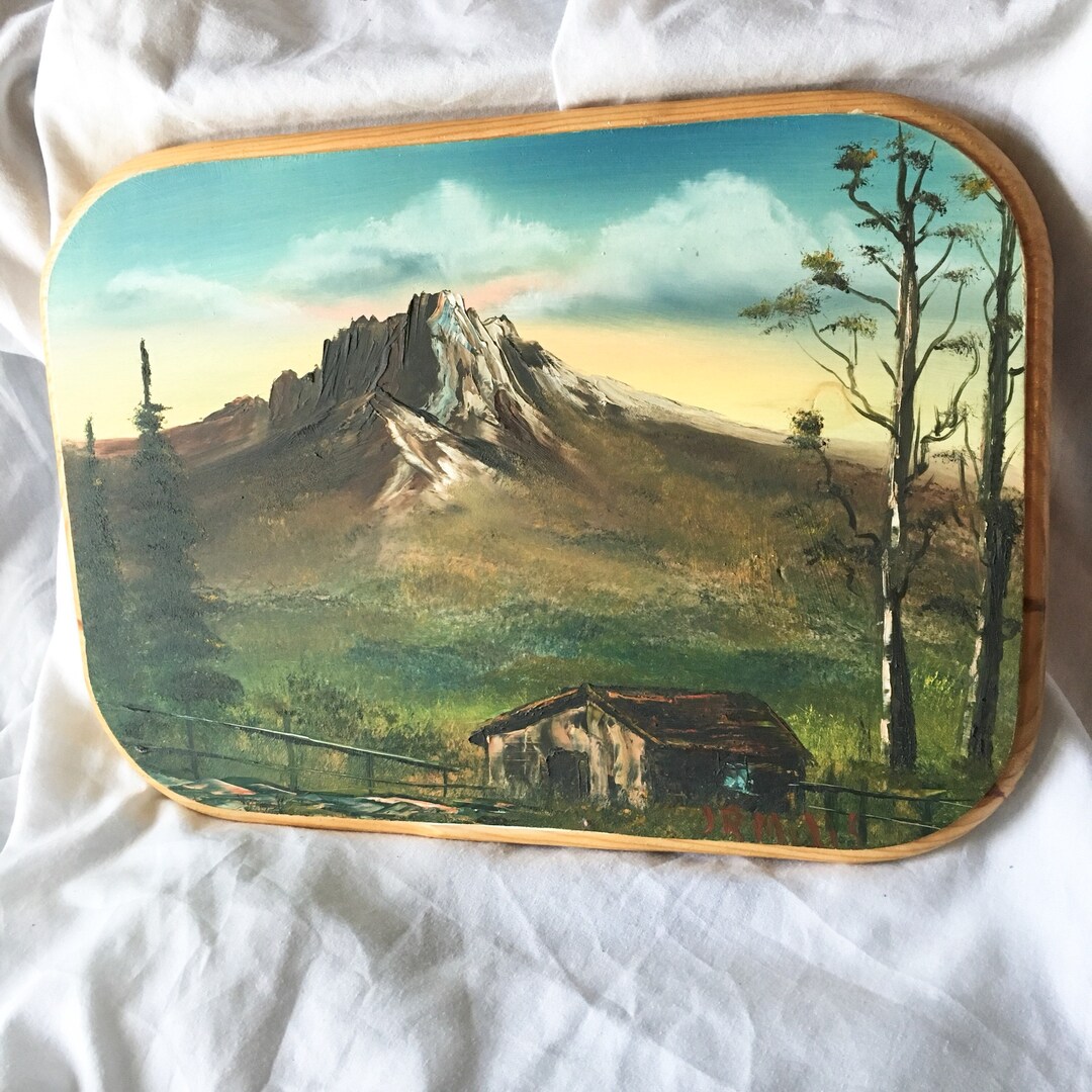 JR Mills Painting Vintage Original Signed Art - Etsy
