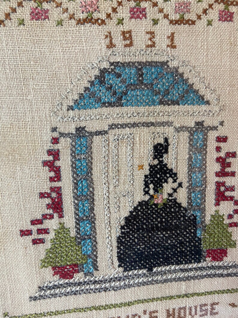 Antique Sampler 1930s Friendship Quote Signed Original - Etsy