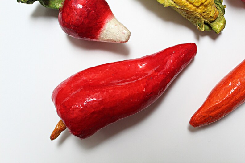 Vintage Paper Mache Vegetables Kitchen Decor Bowl Filler - Etsy