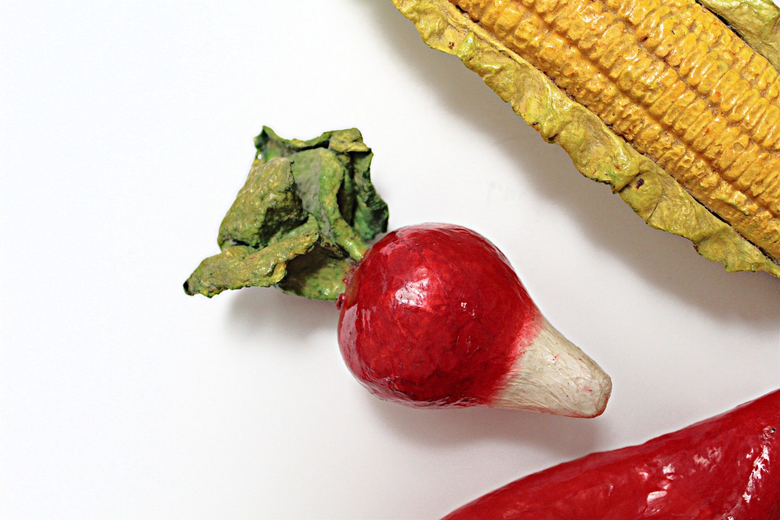 Vintage Paper Mache Vegetables Kitchen Decor Bowl Filler - Etsy