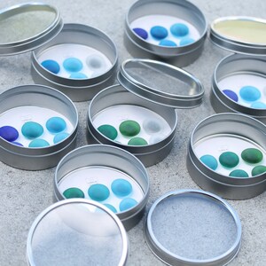 Glass Gem Magnets - Trinidad Teal - Etsy