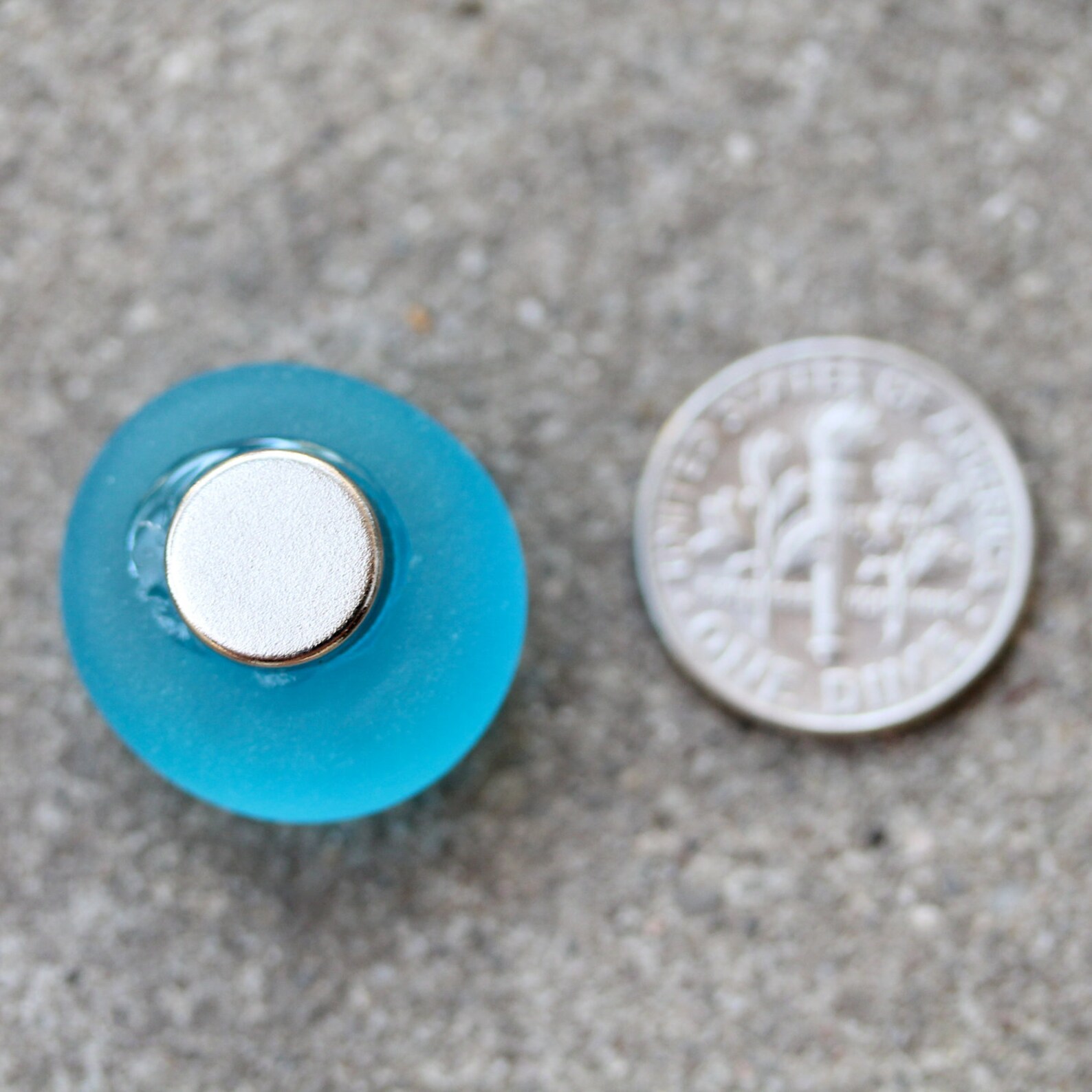 Glass Gem Magnets the Blues - Etsy