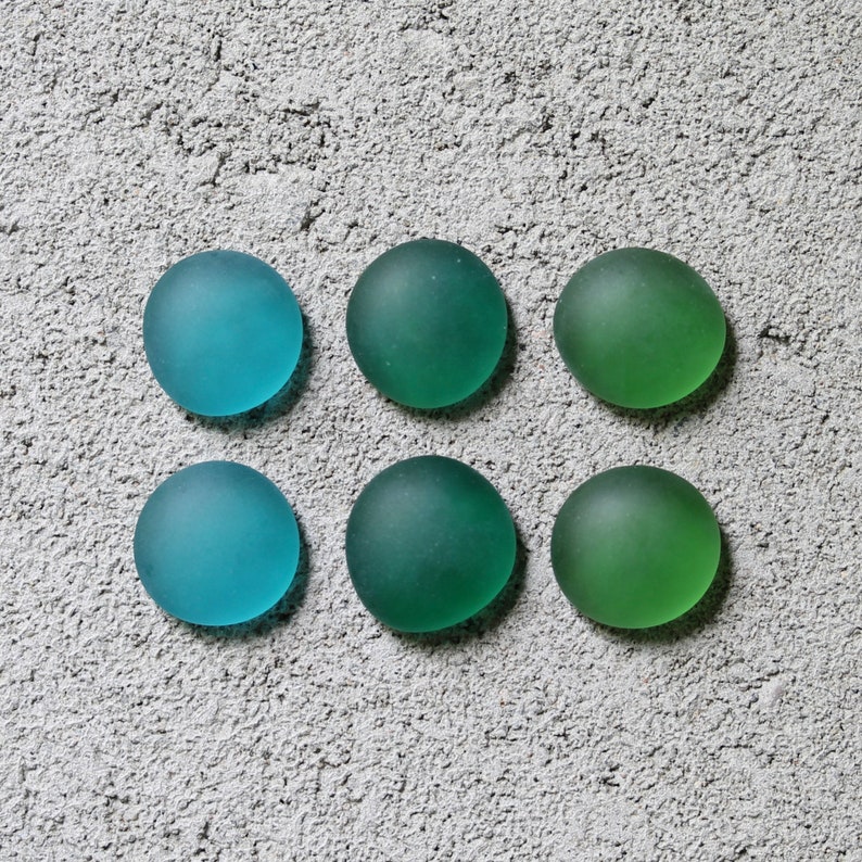 Glass Gem Magnets - Monterey Bay - Etsy
