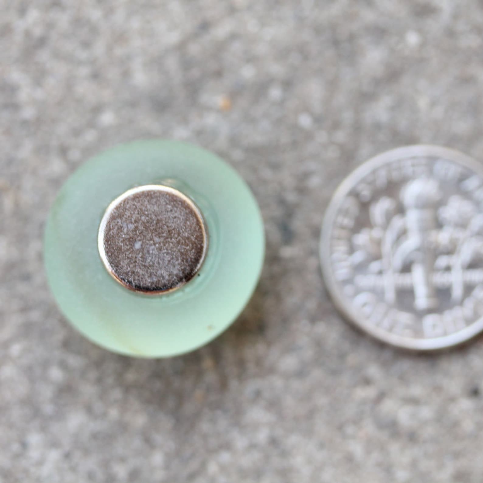 Glass Gem Magnets - Monterey Bay - Etsy