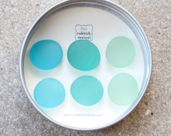 Glass Gem Magnets - Miramar Beach - Etsy