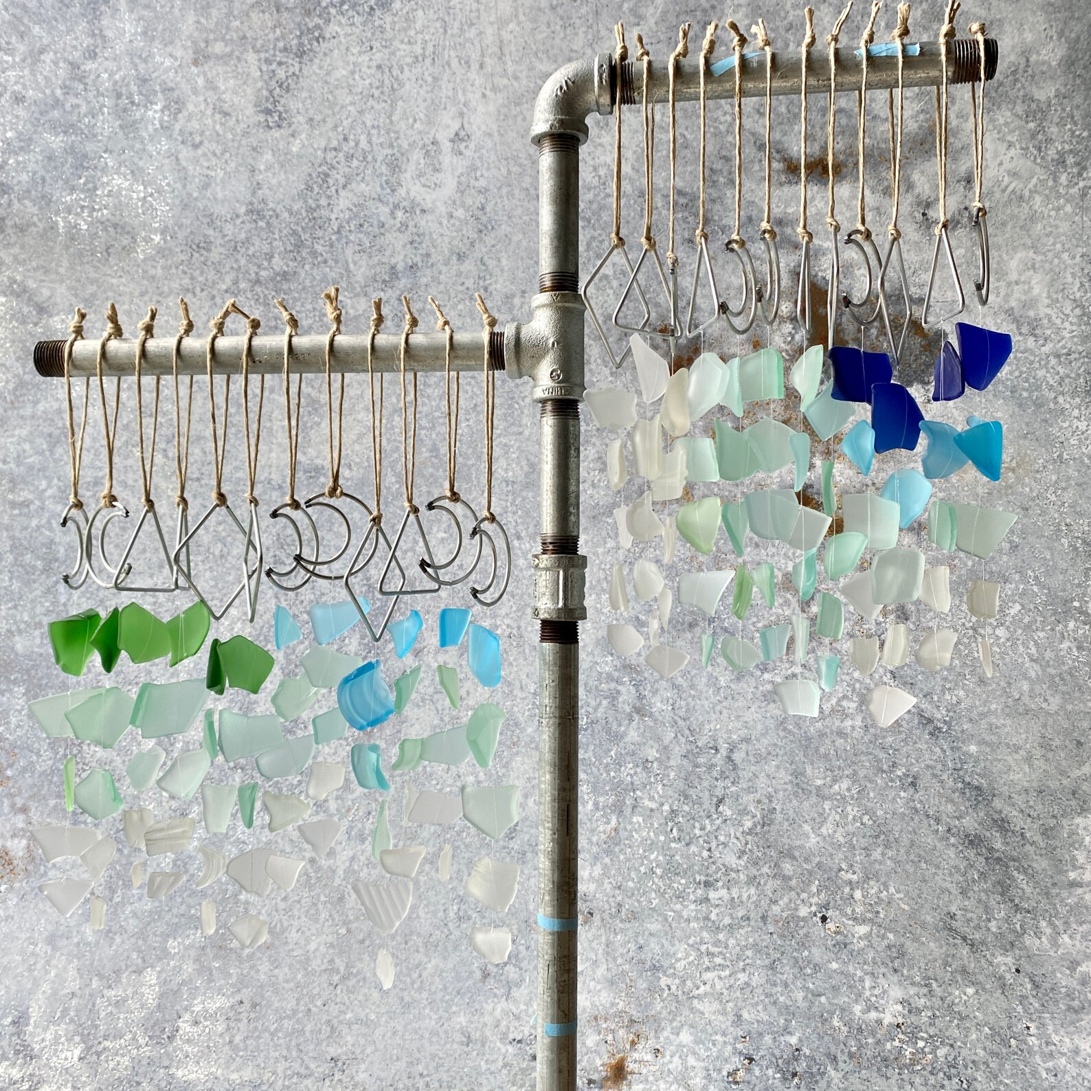 Mini Metal & Sea Glass Suncatchers - Etsy